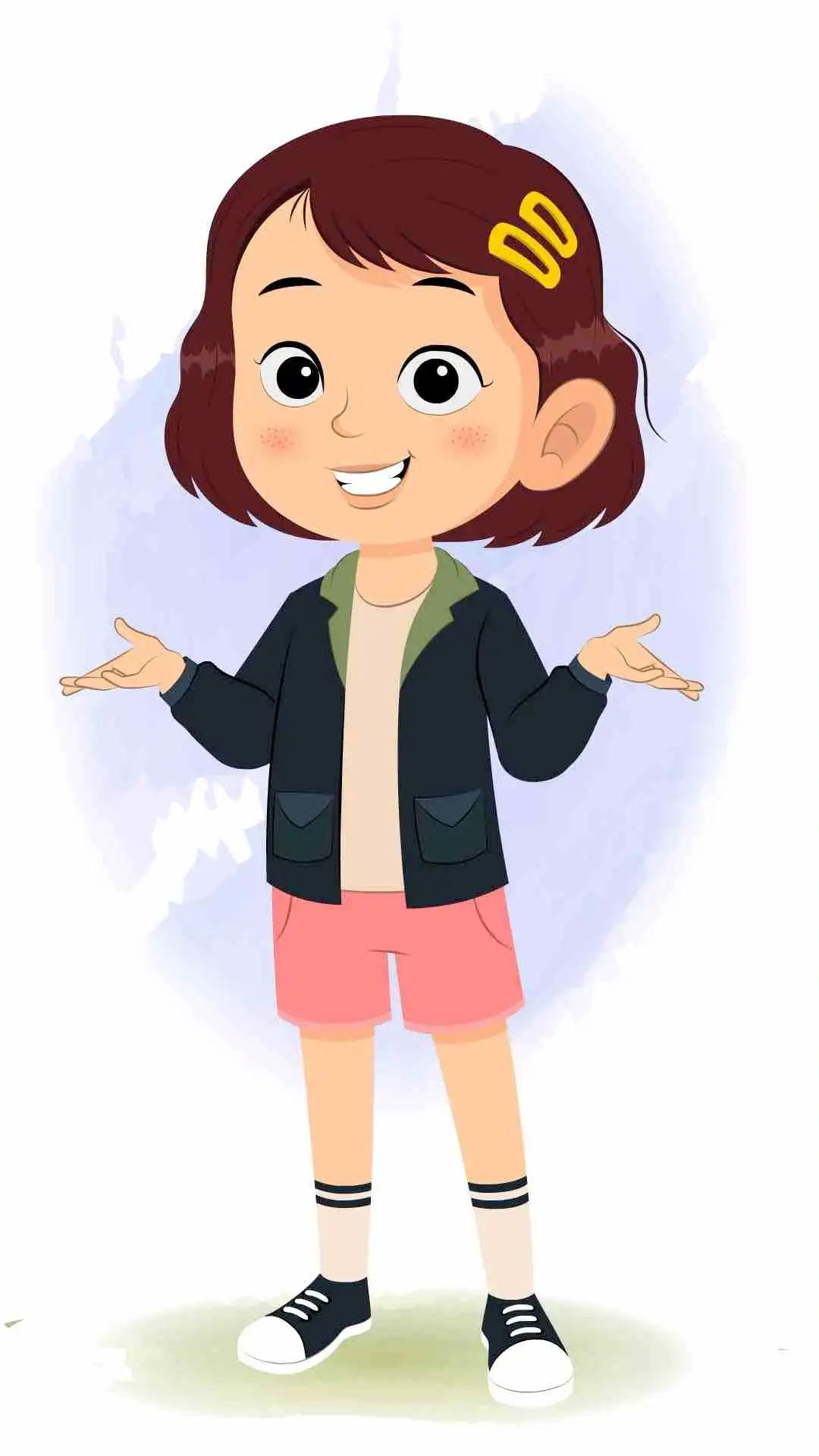 Cartoon Girl Talking
